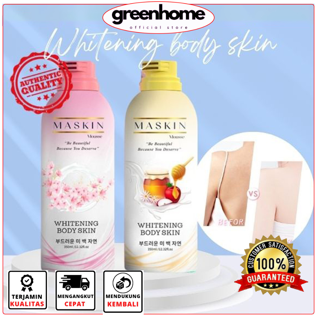 Jual MASKIN WHITENING BODY SKIN SHOWER/MASKIN MOUSSE/SABUN MANDI ...