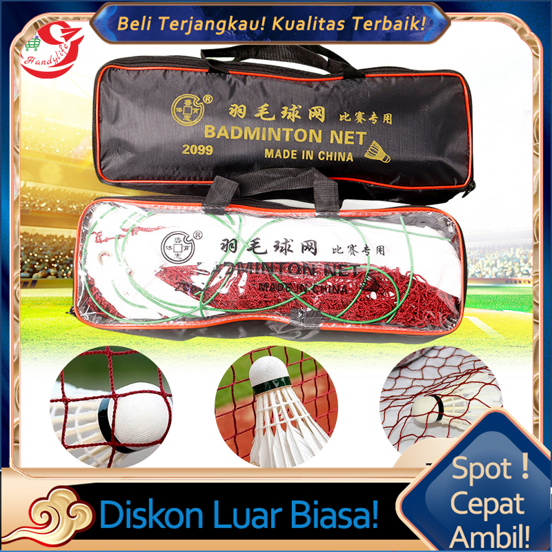 Jual 6.1m Jaring Net Badminton/Wannafit Net Bulutangkis Portable WFI ...