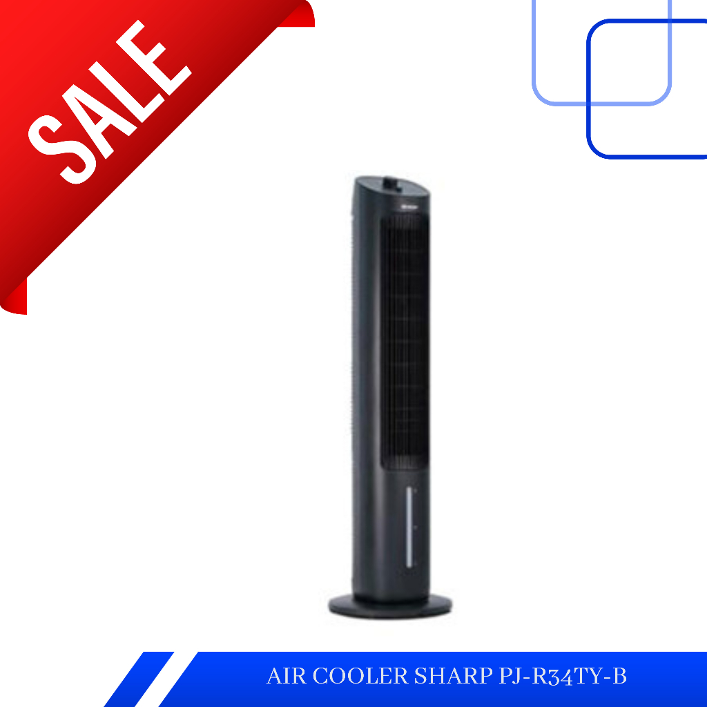 Jual SHARP Air Cooler 4 Liter PJ-R34TY-B / 4L PJR 34 TY PJR34TY 50 Watt ...