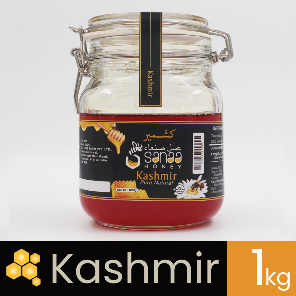 Jual Madu Kashmir Murni 1kg Madu Akasia Kasmir India - Sanaa Honey ...