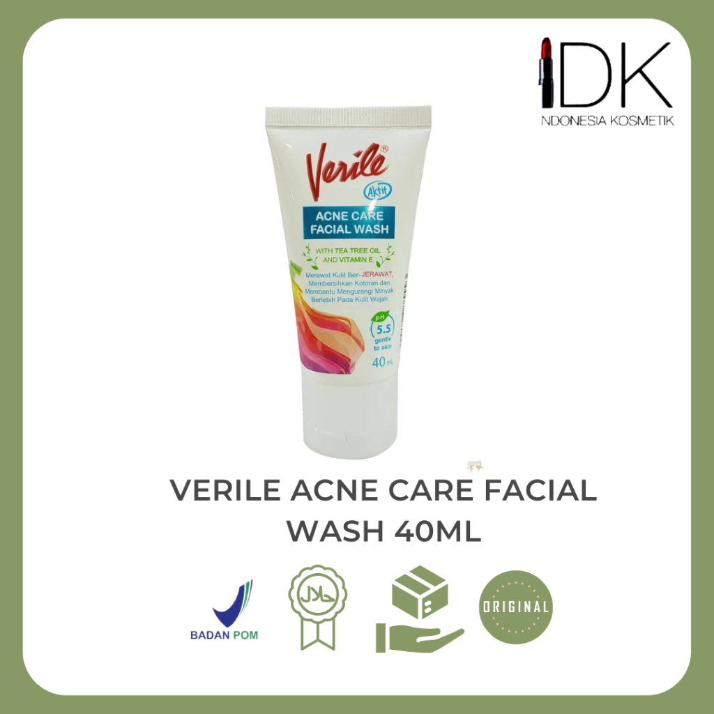 Jual Verile Acne Care Facial Wash 40Ml | Shopee Indonesia
