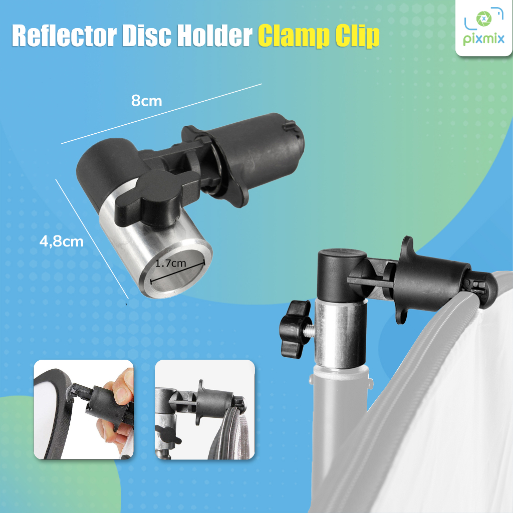 Jual Reflector Disc Holder Clamp Clip | Reflector Clip | Shopee Indonesia