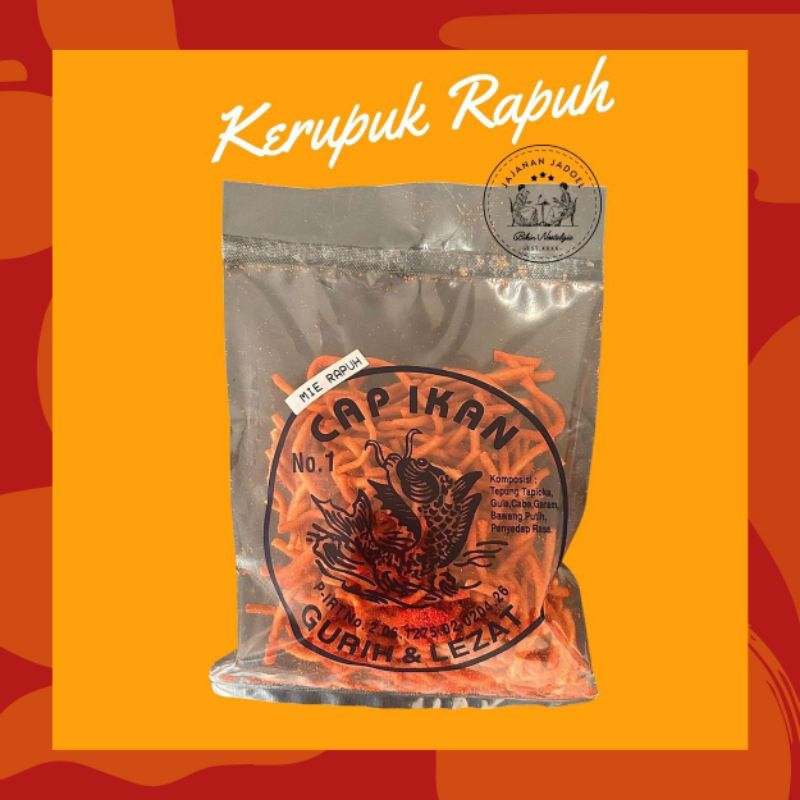 Jual [500GR] KERUPUK RAPUH | KERUPUK CAP IKAN | KERUPUK JADOEL ...