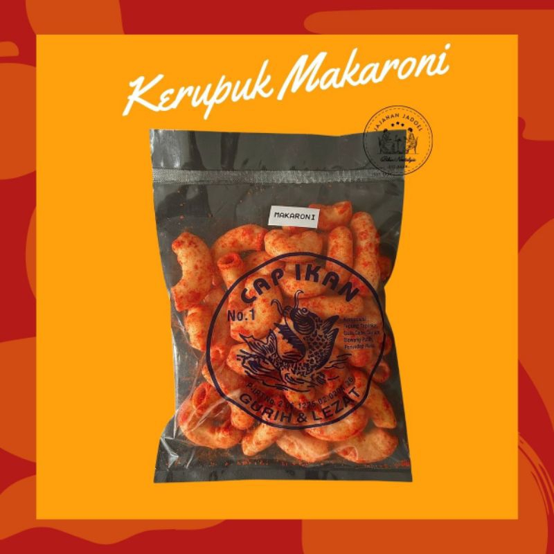 Jual [500GR] KERUPUK MAKARONI | KERUPUK CAP IKAN | KERUPUK JADOEL ...