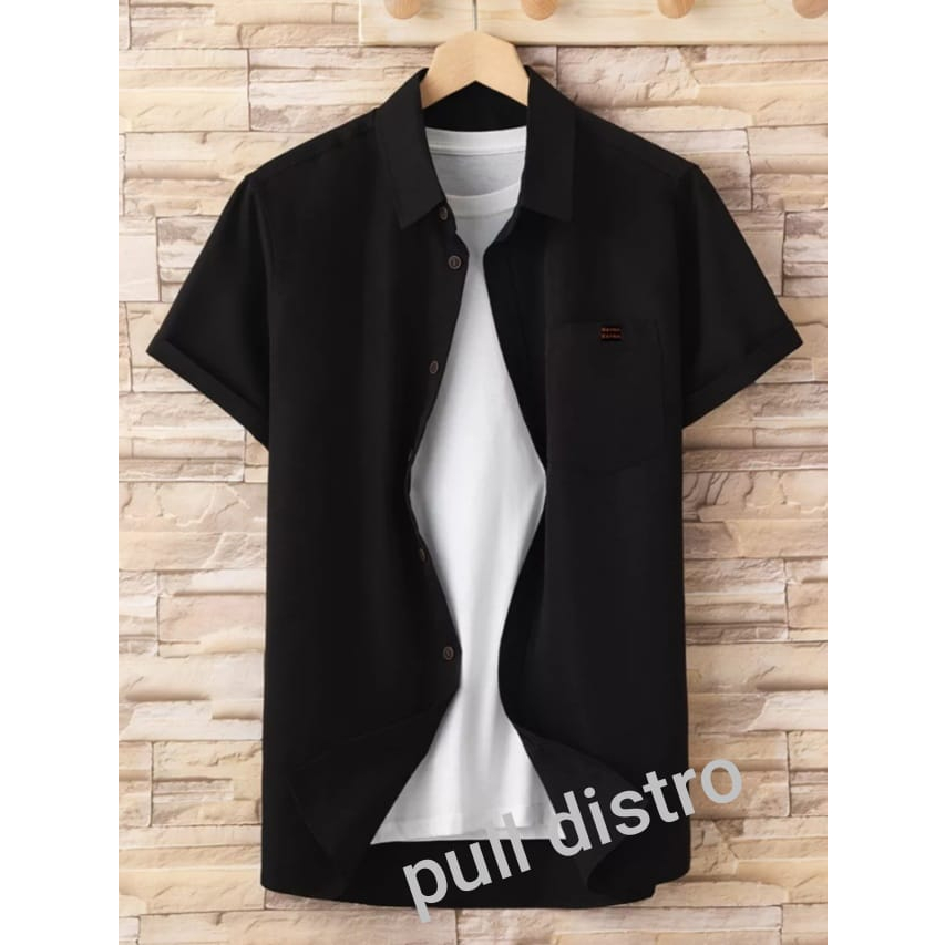 Jual BOSS OUTFIT HEM PRIA Kemeja pria lengan pendek premium style ...