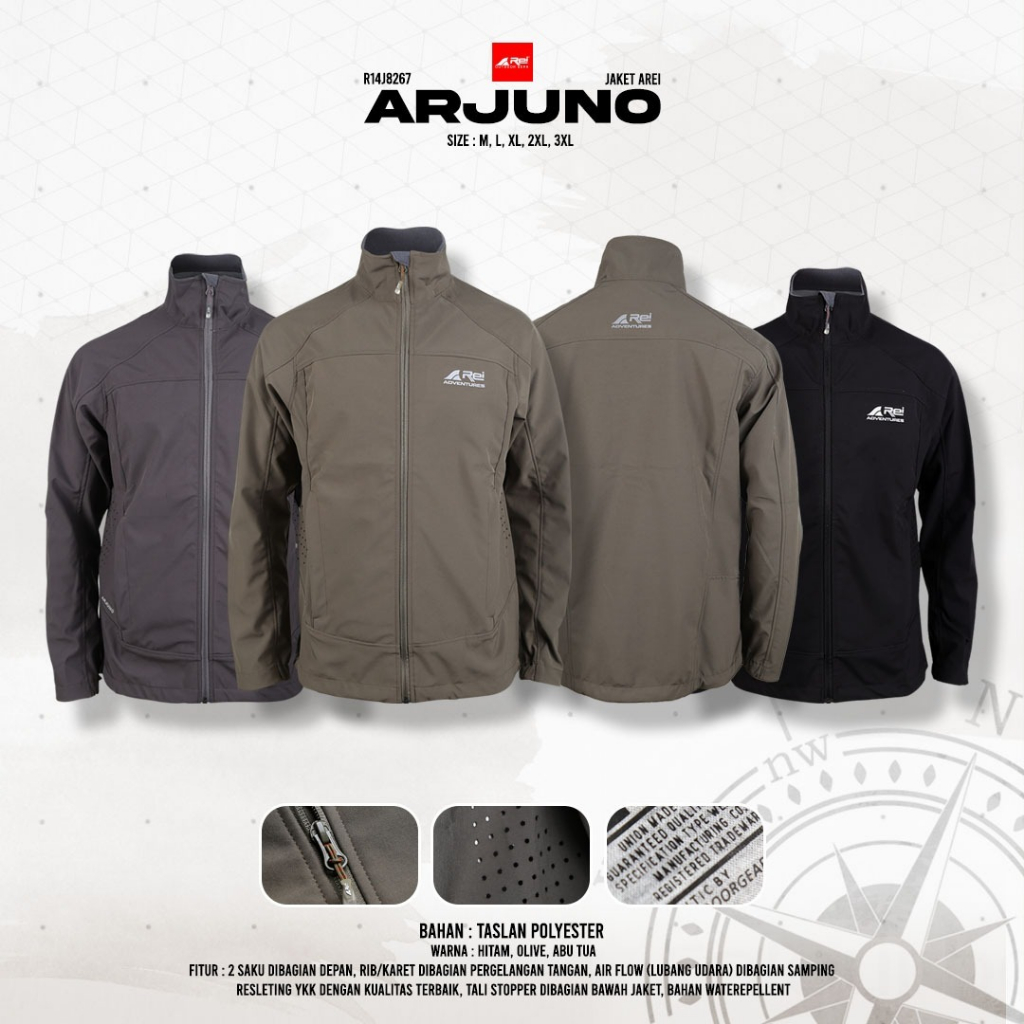 Jual Jaket Gunung Pria Arjuno Arei Outdoorgear | Shopee Indonesia