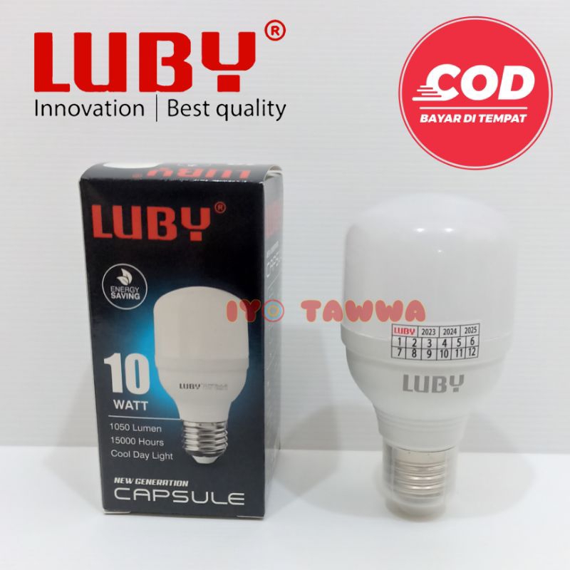 Jual LAMPU LED LUBY CAPSUL 10WATT PUTIH | Shopee Indonesia