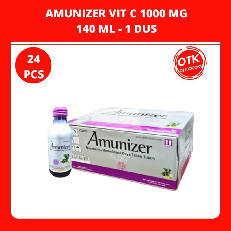 Jual AMUNIZER VITAMIN C 1000 MG SUPLEMEN MAKANAN 140 ML - 1 DUS ...