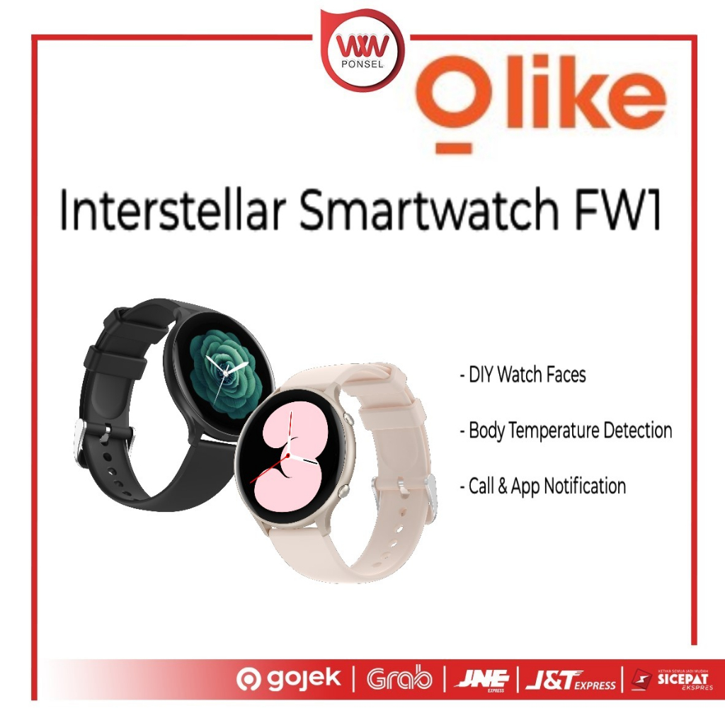 Jual Olike FW1 Smartwatch Interstellar IP68 Waterproof Bluetooth 5.0 ...