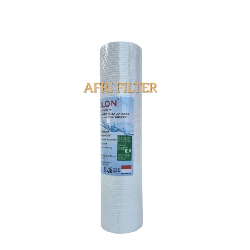 Jual Cartridge Filter Air / Filter Sedimen 10 Inch KOLON / 01/03/05/10 ...