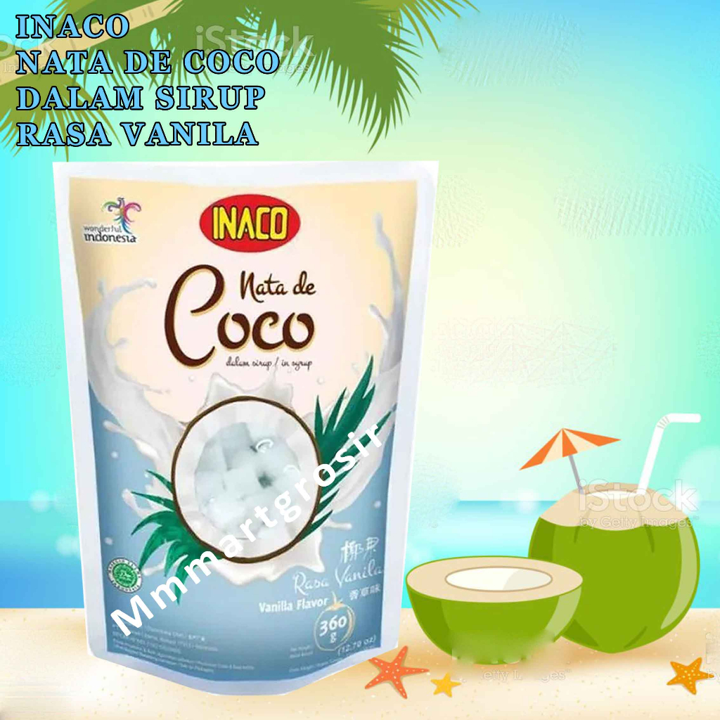 Jual Inaco Nata De Coco / Minuman Coconut Gel / Minuman Rasa Vanilla ...
