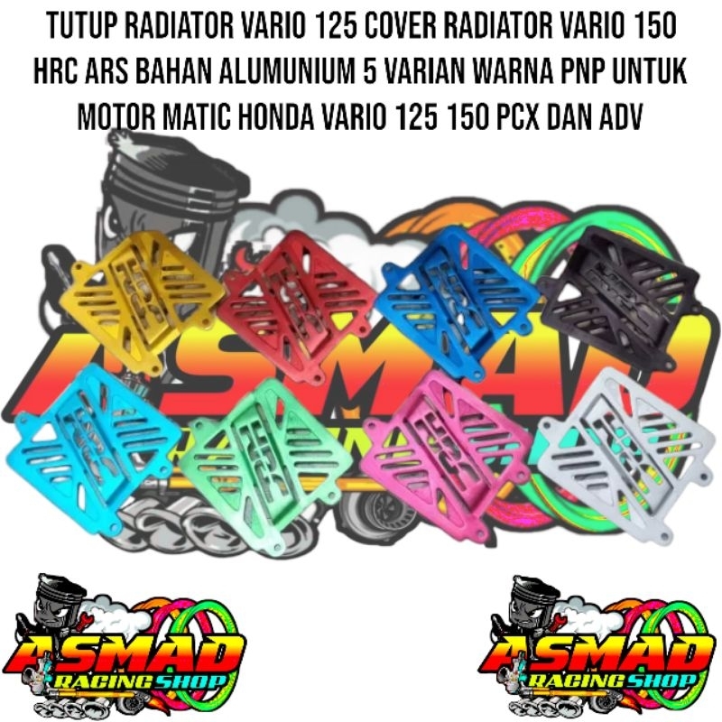 Jual Tutup Radiator Vario 125 Cover Radiator Vario 150 Logo HRC ARS ...