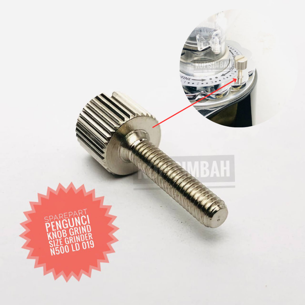 Jual Spare Part Baut Pengunci Kalibrator Grindsize Grinder Kopi N500 LD-019 Sparepart Lock Knob ...