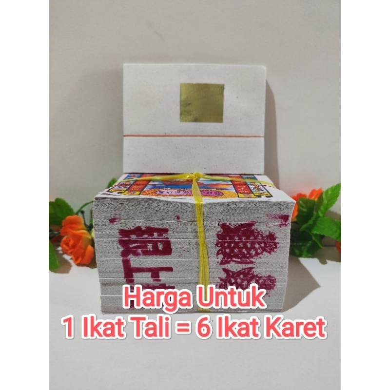 Jual Kertas Sembahyang Kertas Perak Ukuran Sedang Gin Coa Putih 1 Bal ...