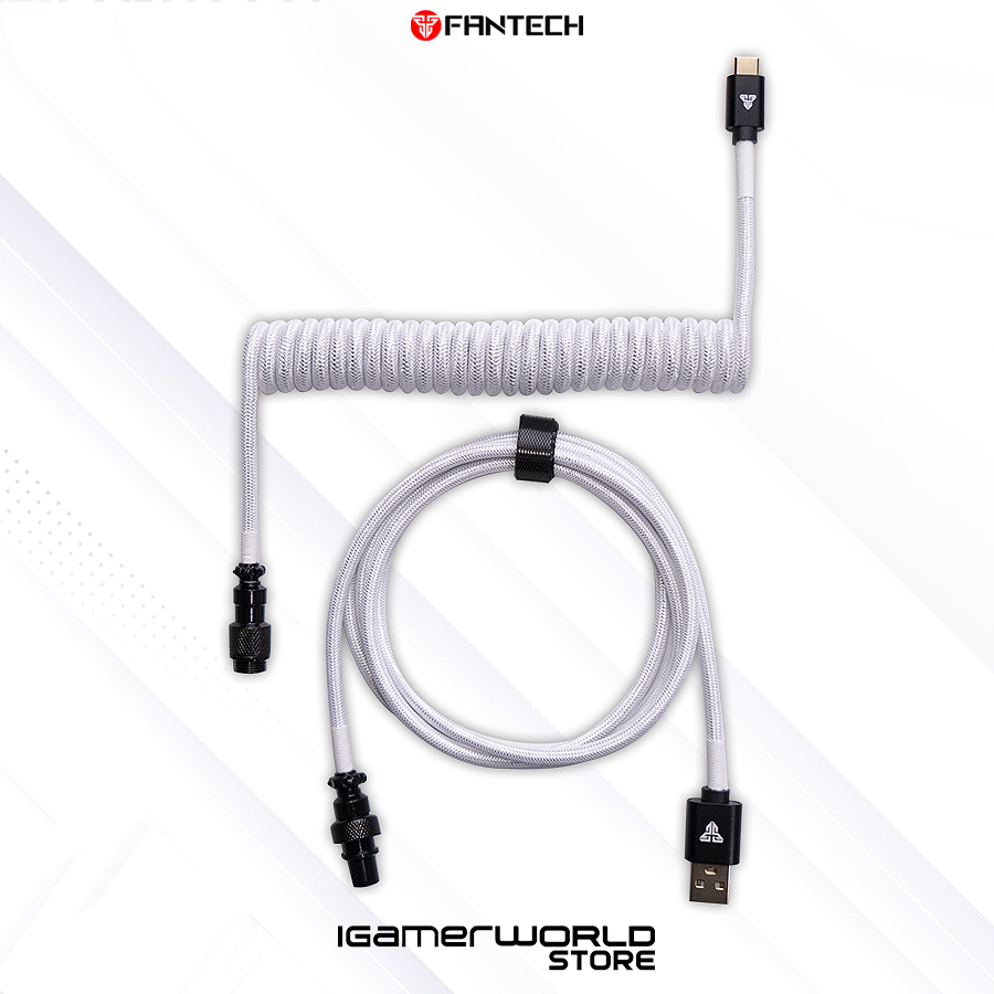 Jual Fantech AC701 Coiled Cable Aviator USB Type C for Mechanical ...