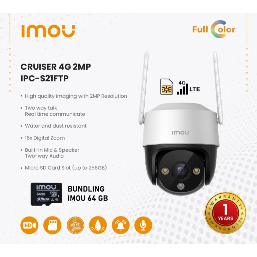 Jual IP CAMERA IMOU CRUISER 4G KAMERA CCTV IPCAM OUTDOOR 4G SIM ...