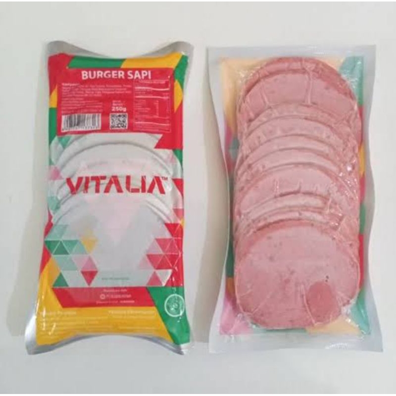 Jual Vitalia Burger Sapi Isi 10 pcs & 20 pcs | Shopee Indonesia