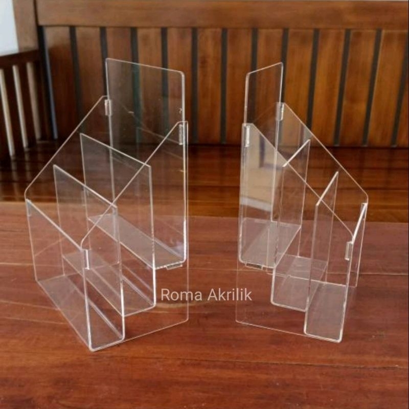 Jual Akrilik display brosur A5 3 susun | Shopee Indonesia