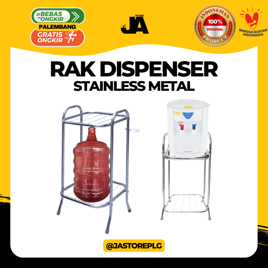 Jual Rak Dispenser & Galon Stainless Lion Metal / Rak Galon Minimalis ...