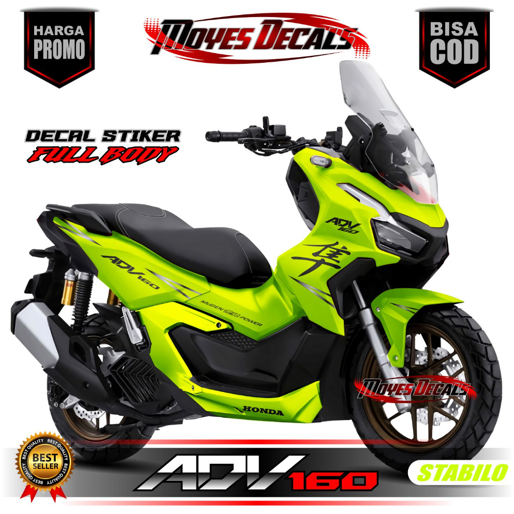Jual Decal Adv 160 Full Body Stiker Honda Adv 160 Polosan Simpel ...