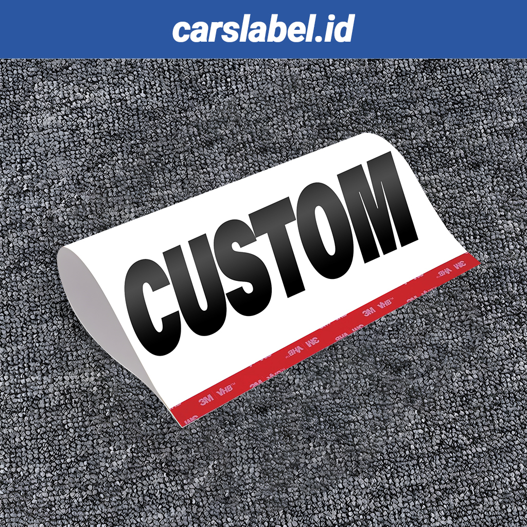 Jual CUSTOM - Label Tag Mobil - Variasi Penutup Pintu Bagasi - Hiasan ...