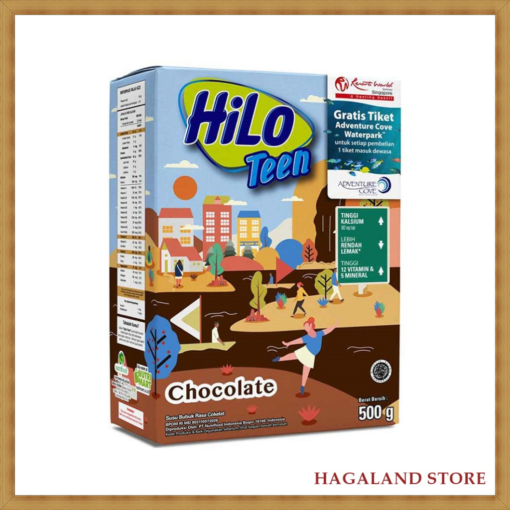 Jual Susu HILO Teen Chocolate Coklat Cokelat 500 gram | Hi Lo Teen ...