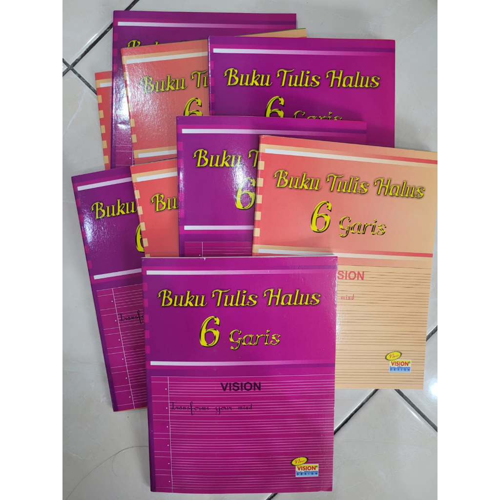 Jual BUKU TULIS HALUS GARIS 6 BUKU HALUS GARIS 6 | Shopee Indonesia