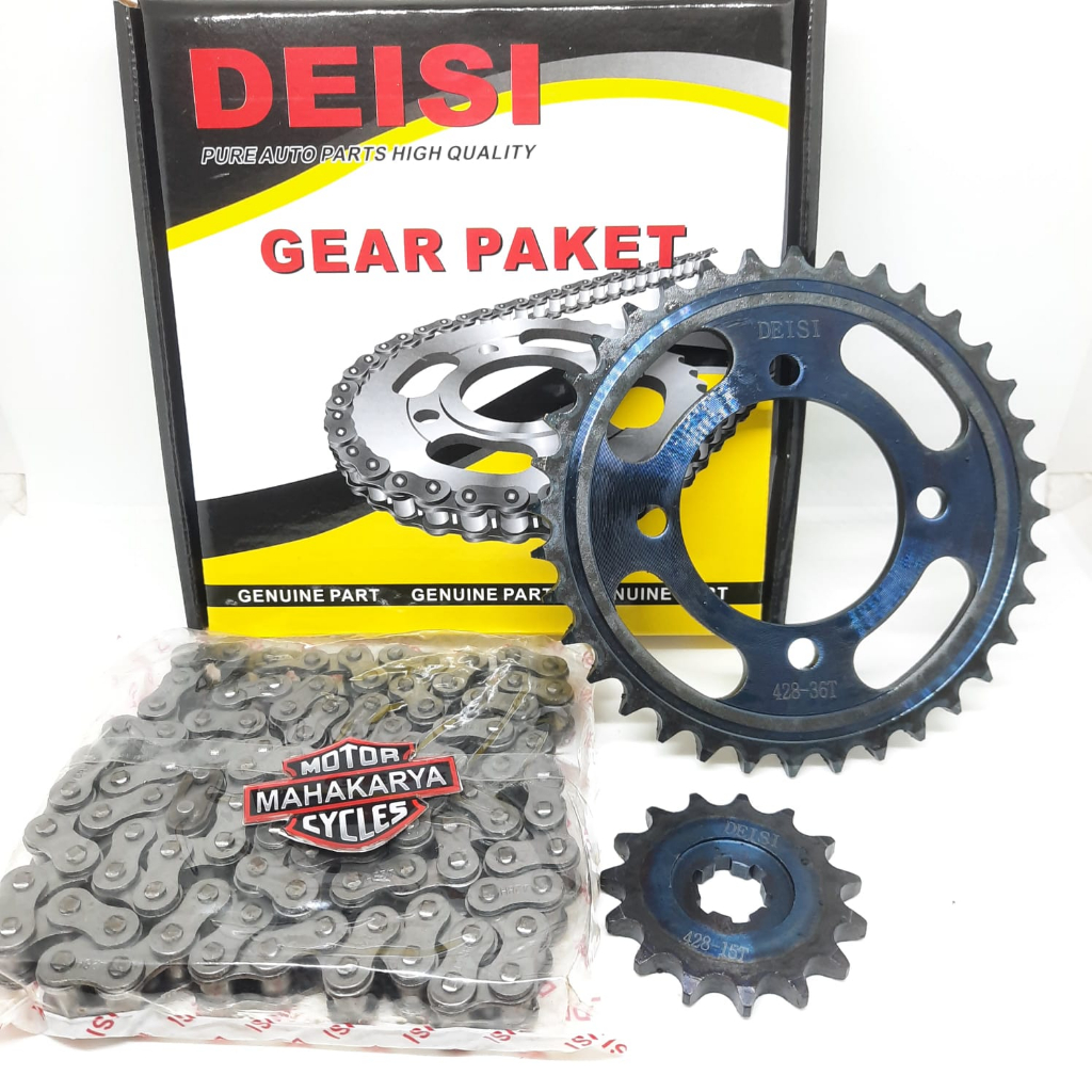 Jual GEARSET GIRSET GEAR SET GIR SET GIGI TARIK CHAINKIT JUPITER Z ...