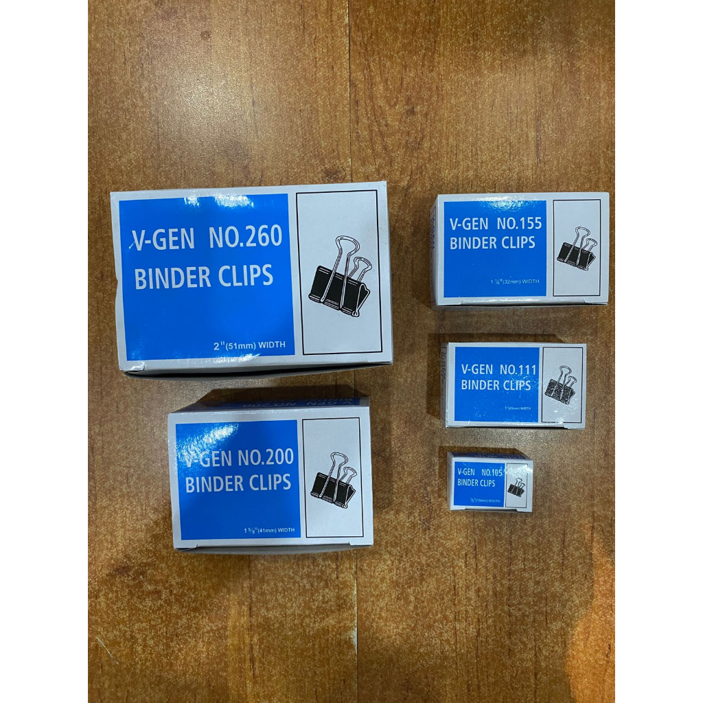 Jual Binder Clip Penjepit Kertas VGen no 105-260 | Shopee Indonesia