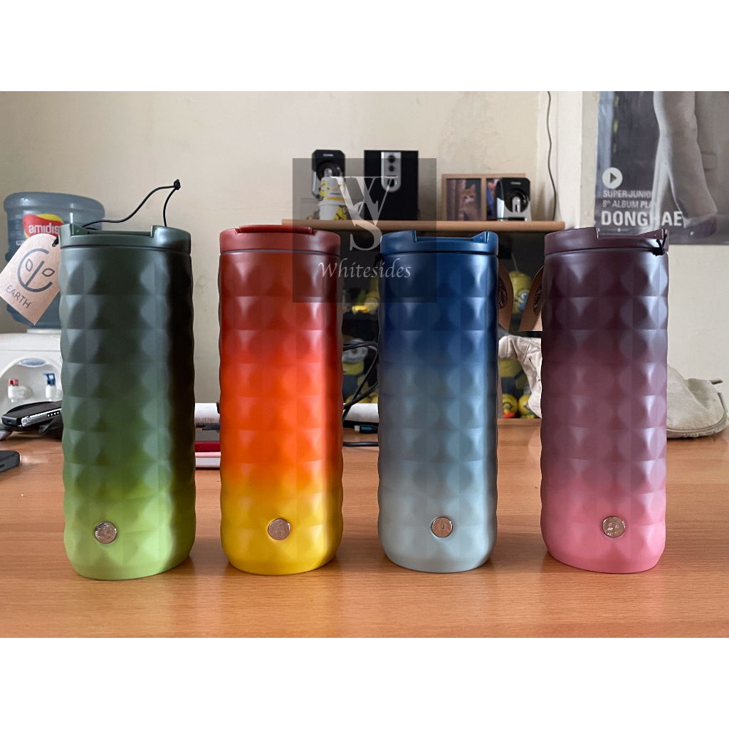 Jual Starbucks Studded Tumbler Elemental Wind Earth Water Fire Grey ...