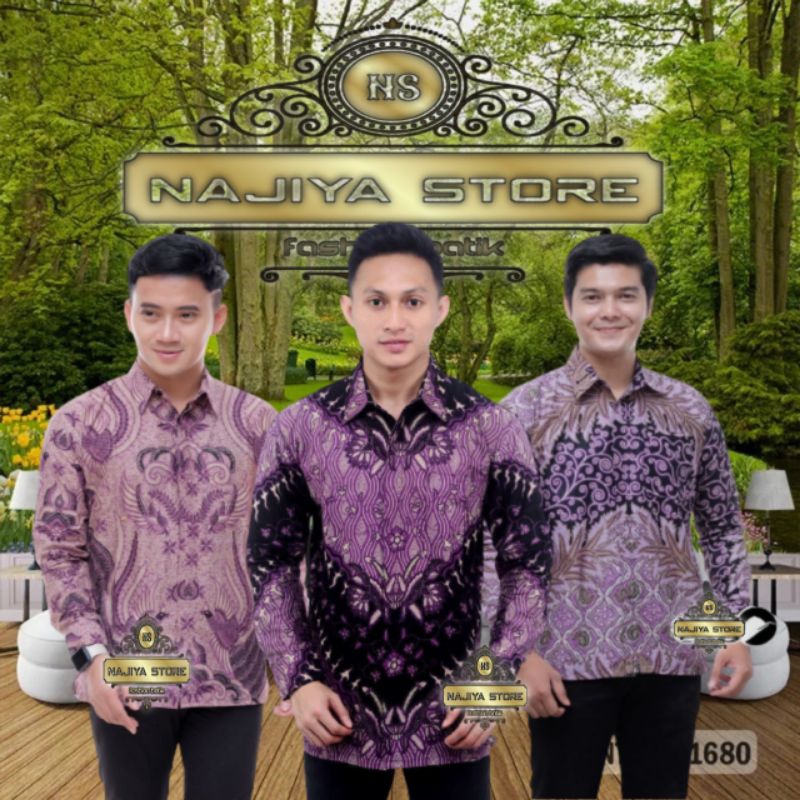Jual BAJU BATIK PRIA KEMEJA LENGAN PANJANG SIZE M L XL XXL | BATIK ...