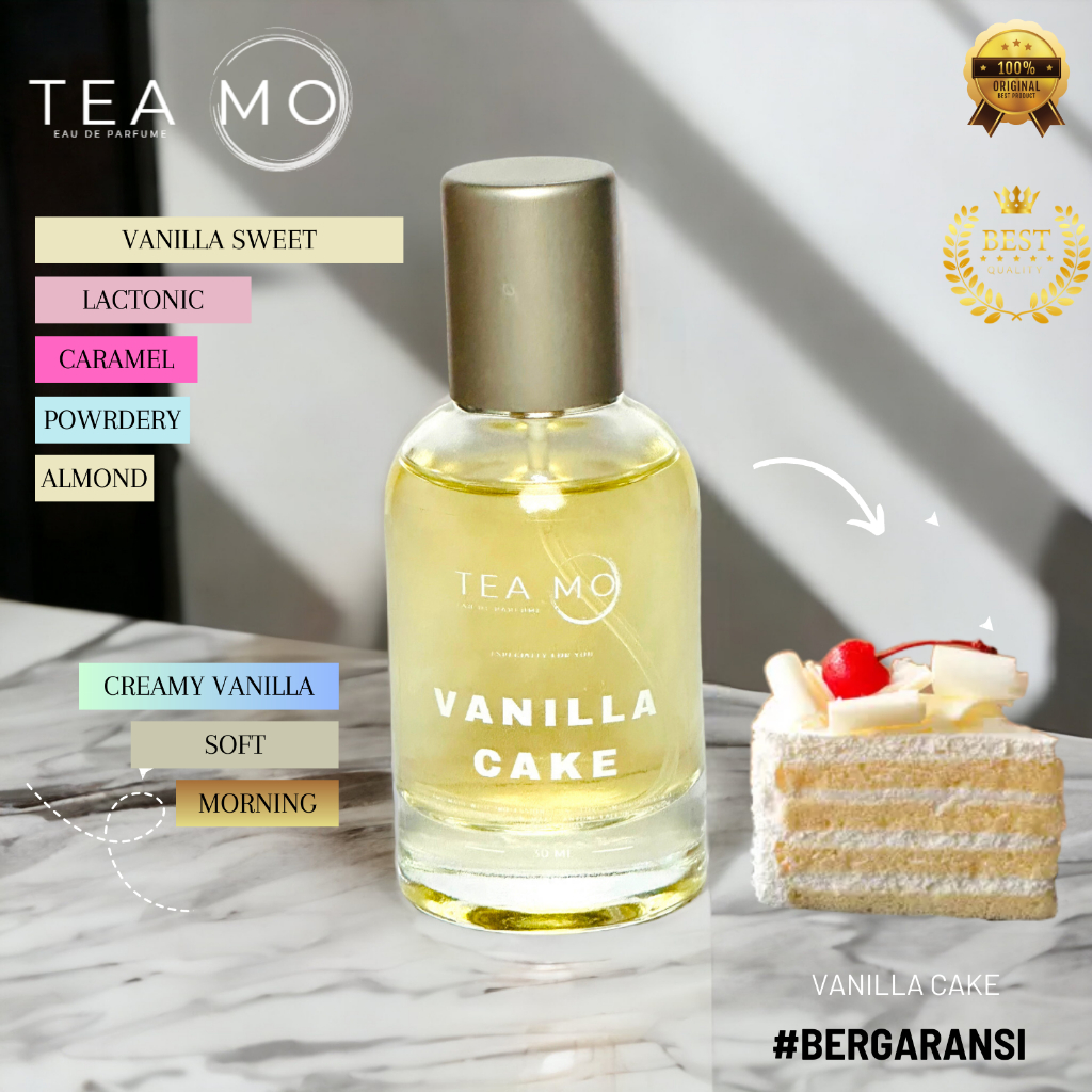 Jual Tea Mo Eau De Parfume WANITA Tahan Lama/ VANILLA CAKE /(30ml ...