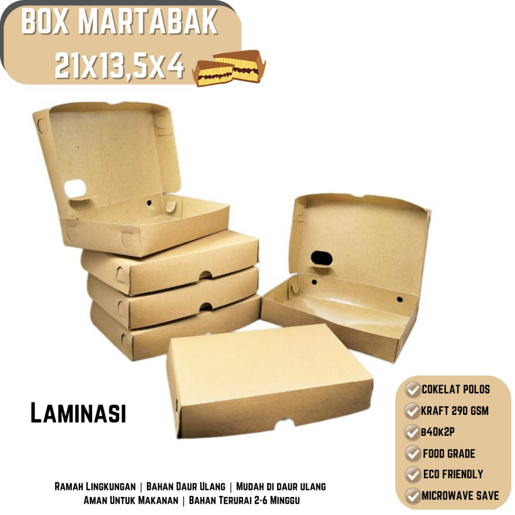 Jual Box Martabak Telor Dus Martabak Manis Kotak Martabak (B40K2P ...