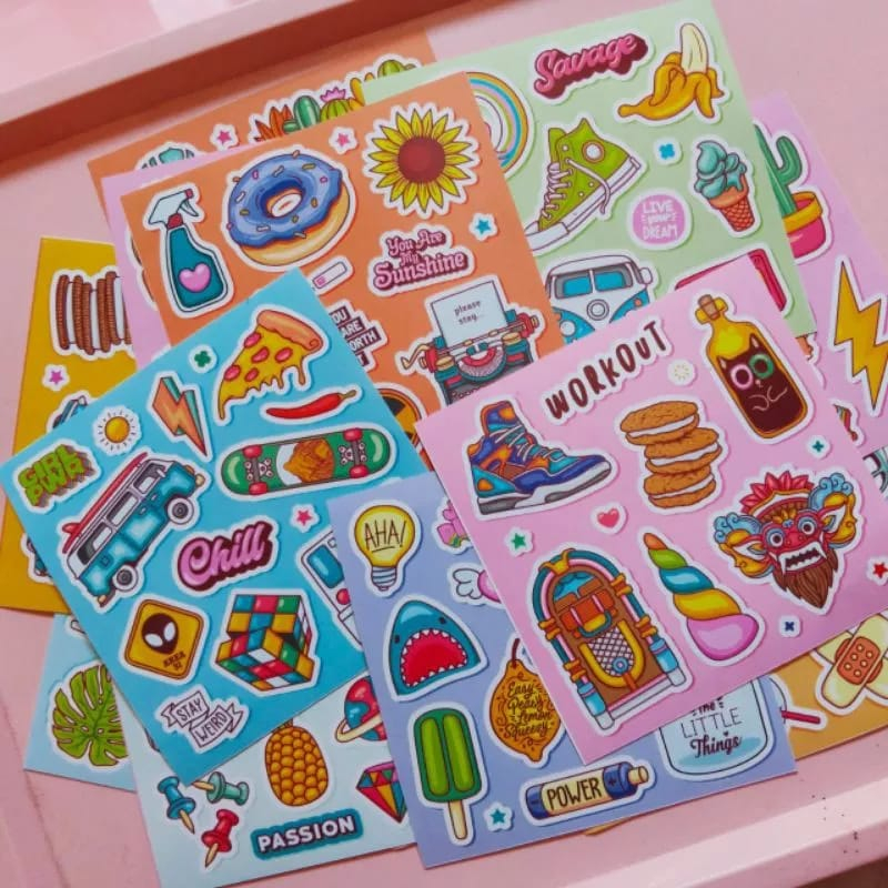 Jual Stiker Tumblr HP DIY Scrapbook Aesthetic Sticker Decor | Shopee ...