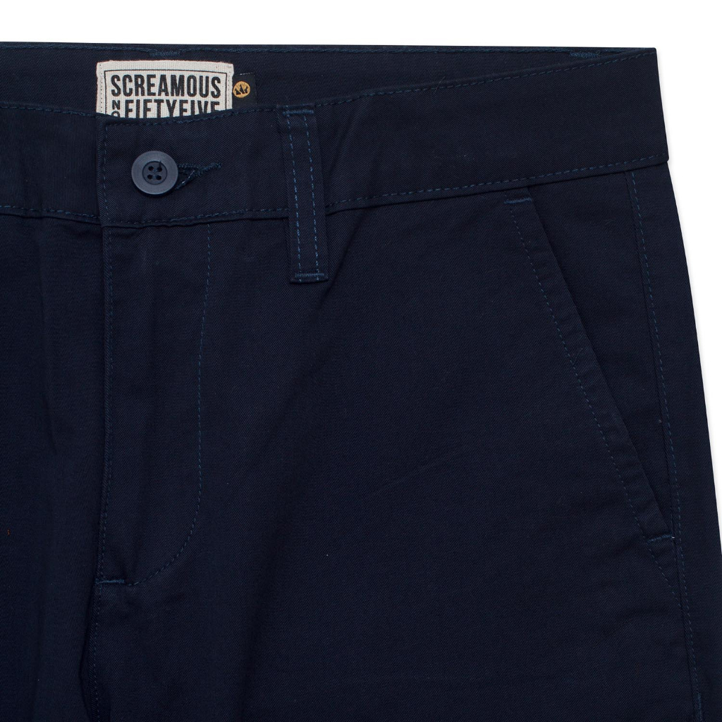 Jual Screamous Celana Long Pants Chino DEMON NAVY BLUE | Shopee Indonesia