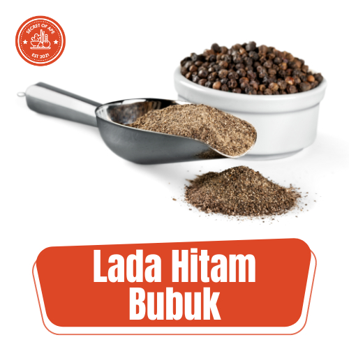 Jual LADA HITAM BUBUK / BLACK PEPPER POWDER / SERBUK LADA / LADA HITAM ...