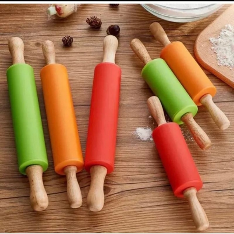 Jual Rolling Pin Silicone KECIL / Penggiling Adonan / Penggilas Kue ...
