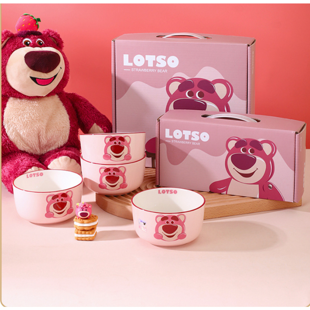 Jual MANGKOK/BOWL GIFTSET DISNEY LOTSO MICKEY MINNIE POOH DONALD DAISY ...
