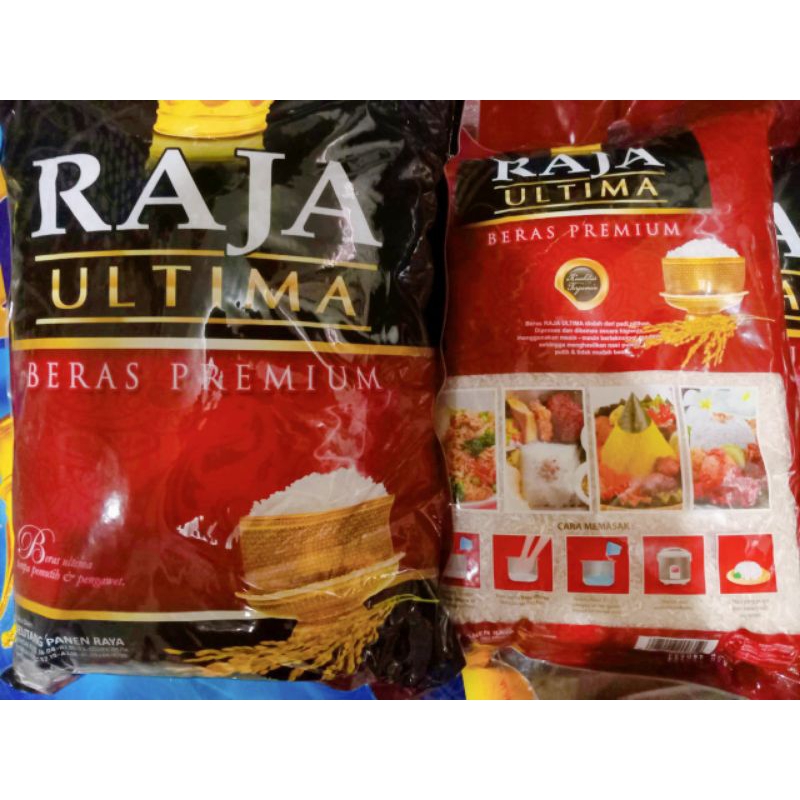 Jual Beras RAJA Ultima Premium Kemasan 5kg - Pulen Premium | Shopee ...