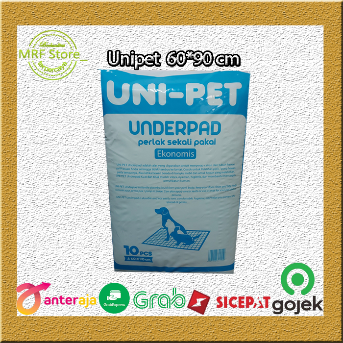 Jual UNI-PET UNDERPAD Perlak Alas Pipis BAB Hewan Anjing Kucing Kelinci ...