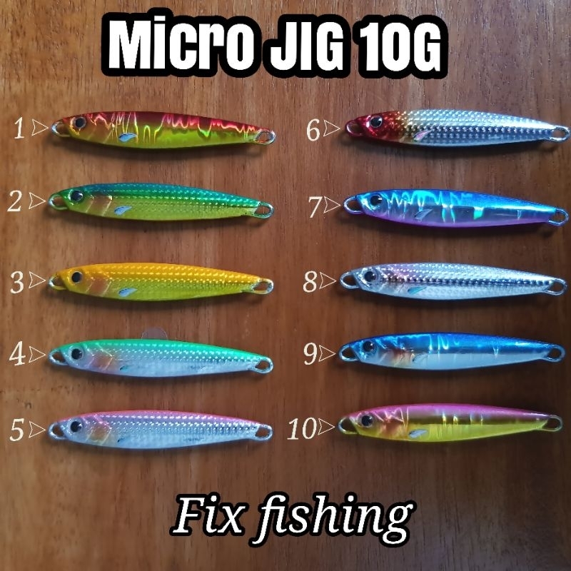 Jual UMPAN PANCING MICRO JIG 10 15 GRAM MODEL JIGPARA | Shopee Indonesia