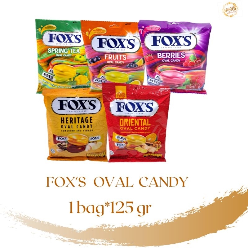 Jual Permen Fox's 125 gr Oval Candy | Shopee Indonesia
