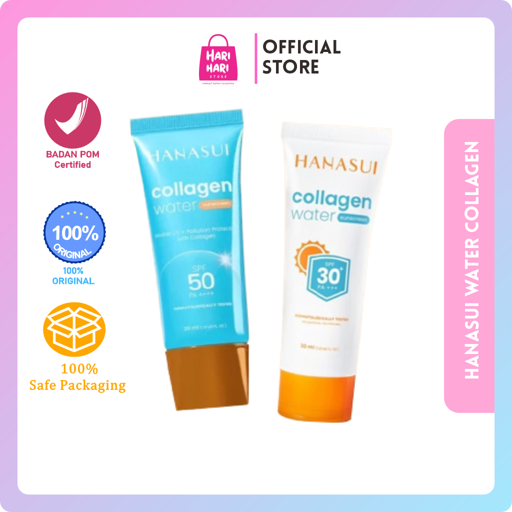 Jual HANASUI COLLAGEN WATER SUNSCREEN SPF 30 DAN SPF 50 | Shopee Indonesia
