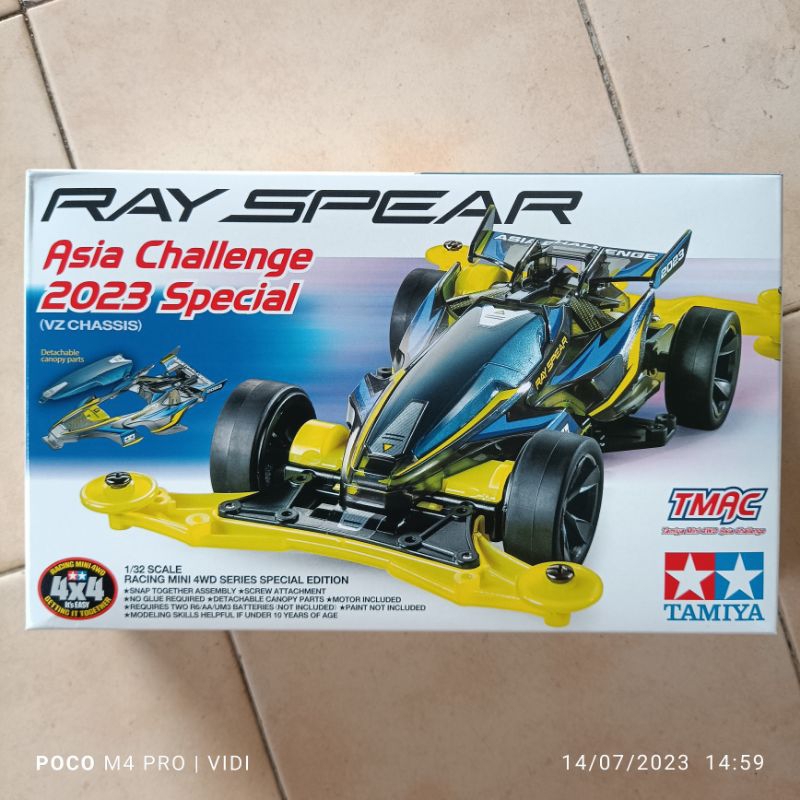 Jual Tamiya 95647 Ray Spear Asia Challenge 2023 Special VZ Chassis TMAC ...