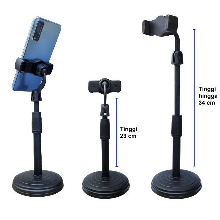 Jual STAND HOLDER HD-25 UNIVERSAL STANDING PHONE STAND HP TINGGI ...