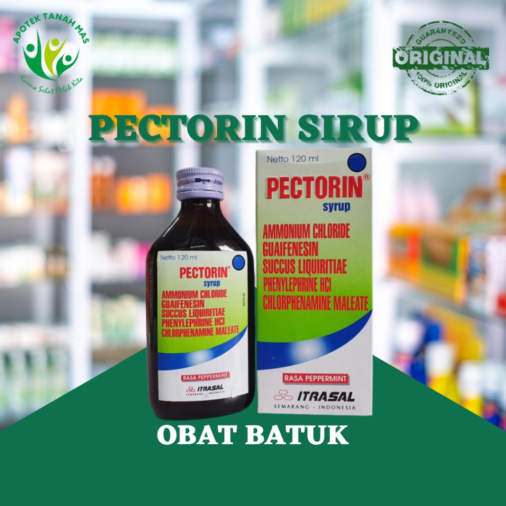 Jual Sirup Obat Batuk Flu Pilek dan Alergi Pectorin Syrup | Shopee ...