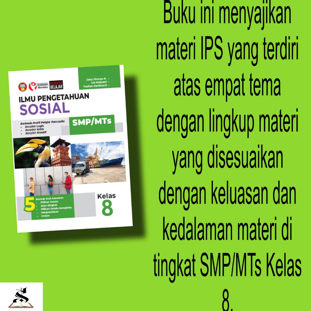 Jual BUKU ILMU PENGETAHUAN SOSIAL/IPS UNTUK SMP/MTs KELAS 8/VIII KURIKULUM MERDEKA | Shopee ...