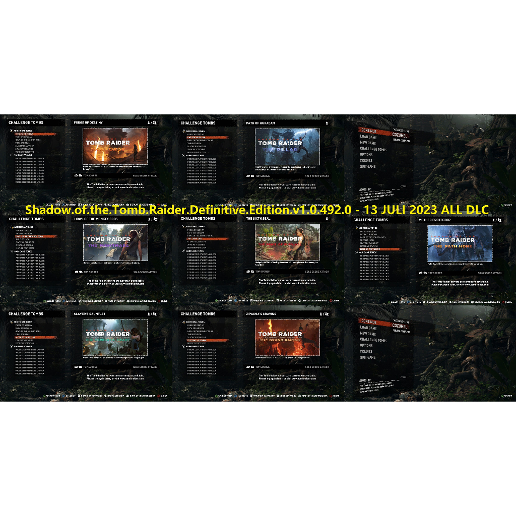 Jual SOTTR SHADOW OF THE TOMB RAIDER DEFINITIVE EDITION UPDATE 2023 ...