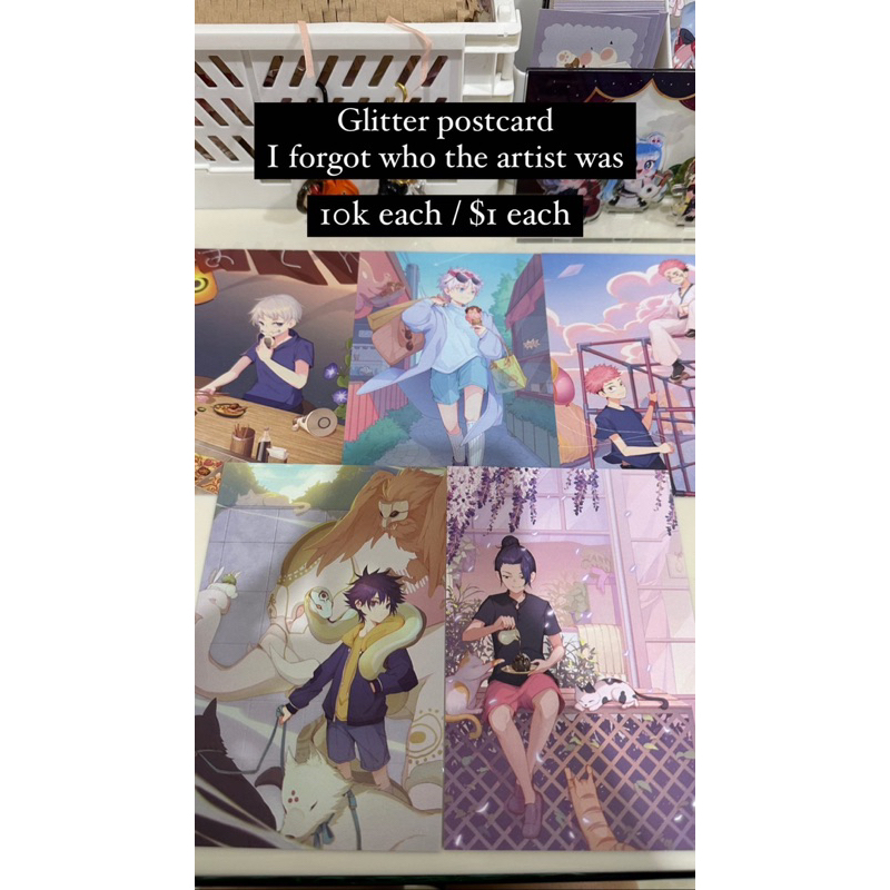 Jual Haikyuu Postcard by DD00NNGG JJK Postcard by Yingman Studio ...
