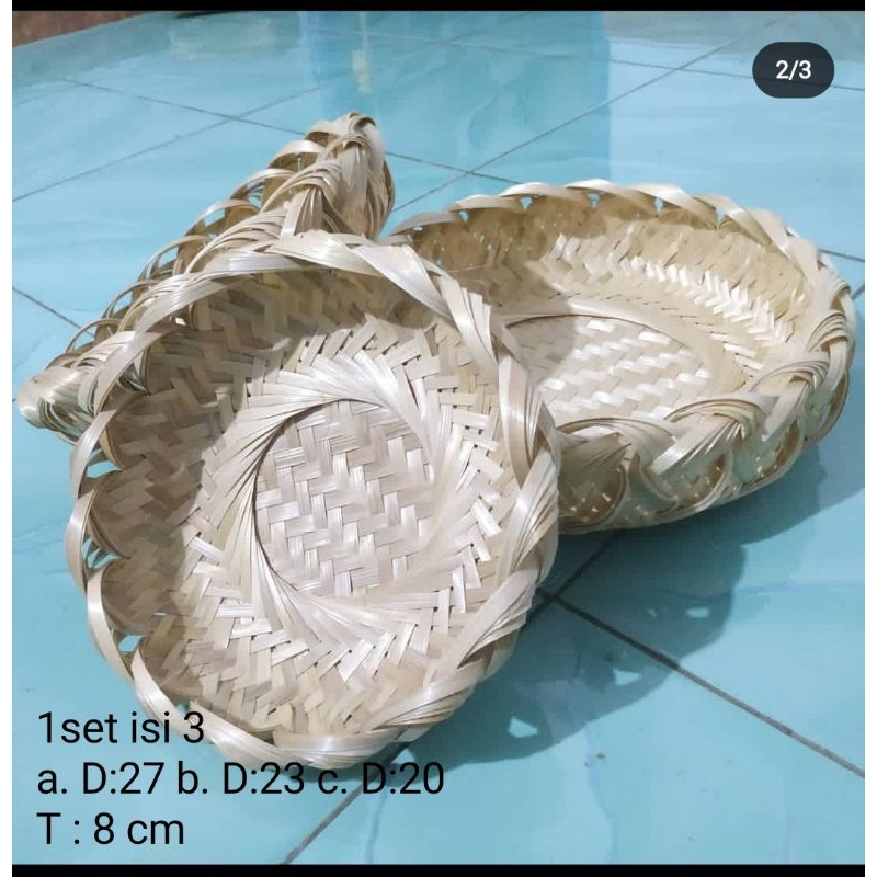 Jual Tempat buah anyaman bambu | Shopee Indonesia